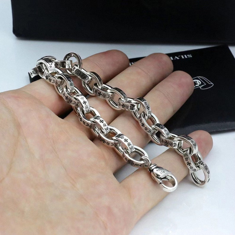 Chrome Hearts Style Braceletchrome Hearts Braceletchrome - Etsy
