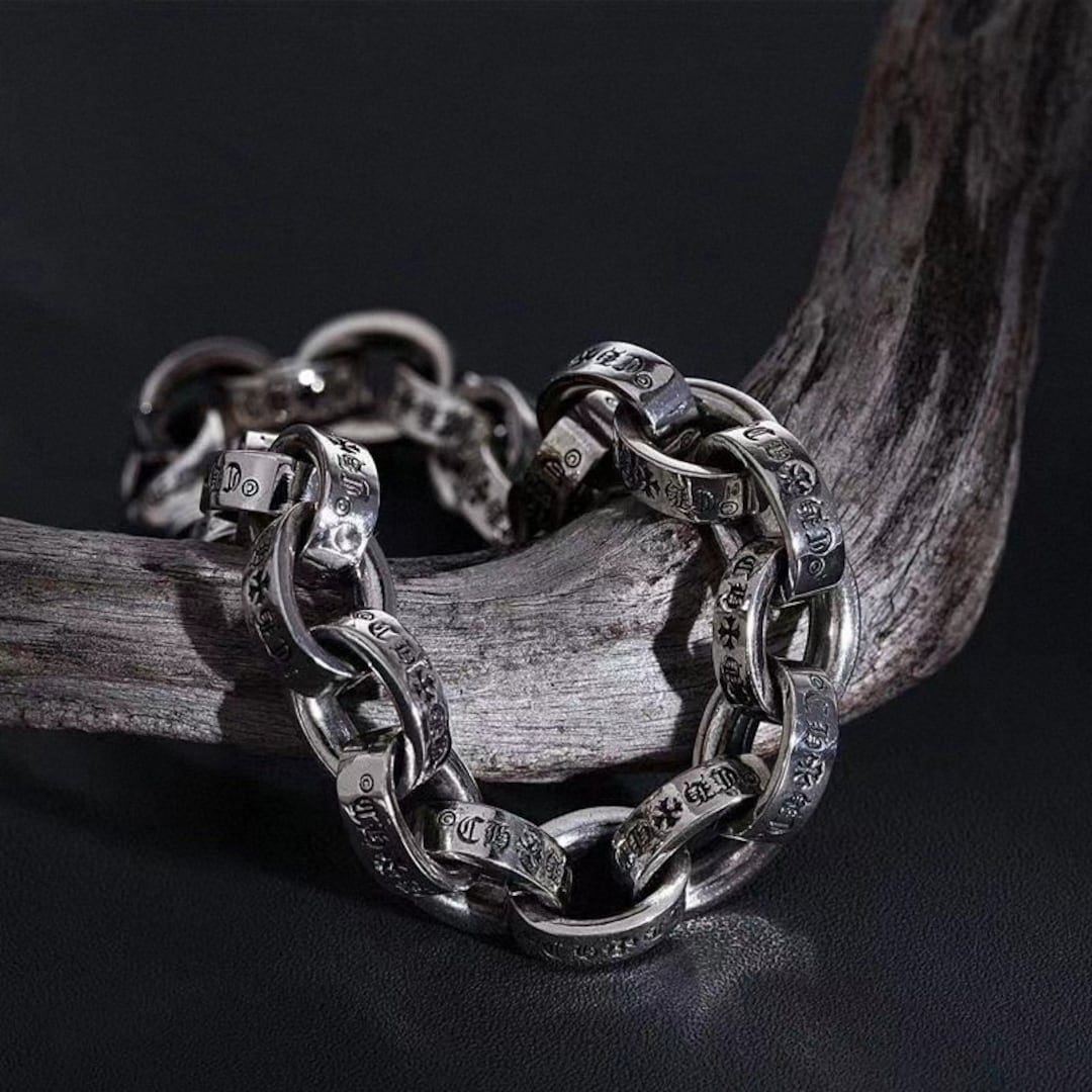 Chrome Hearts Style Braceletchrome Hearts Braceletchrome - Etsy