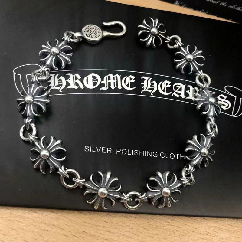 Chrome Hearts Style Braceletchrome Hearts Braceletchrome - Etsy Australia