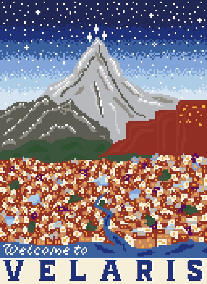 Welcome to Velaris Cross Stitch Pattern Digital Download - Etsy