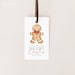 Christmas Gingerbread Man Tag, Printable Cookie Christmas Gift Tag ...