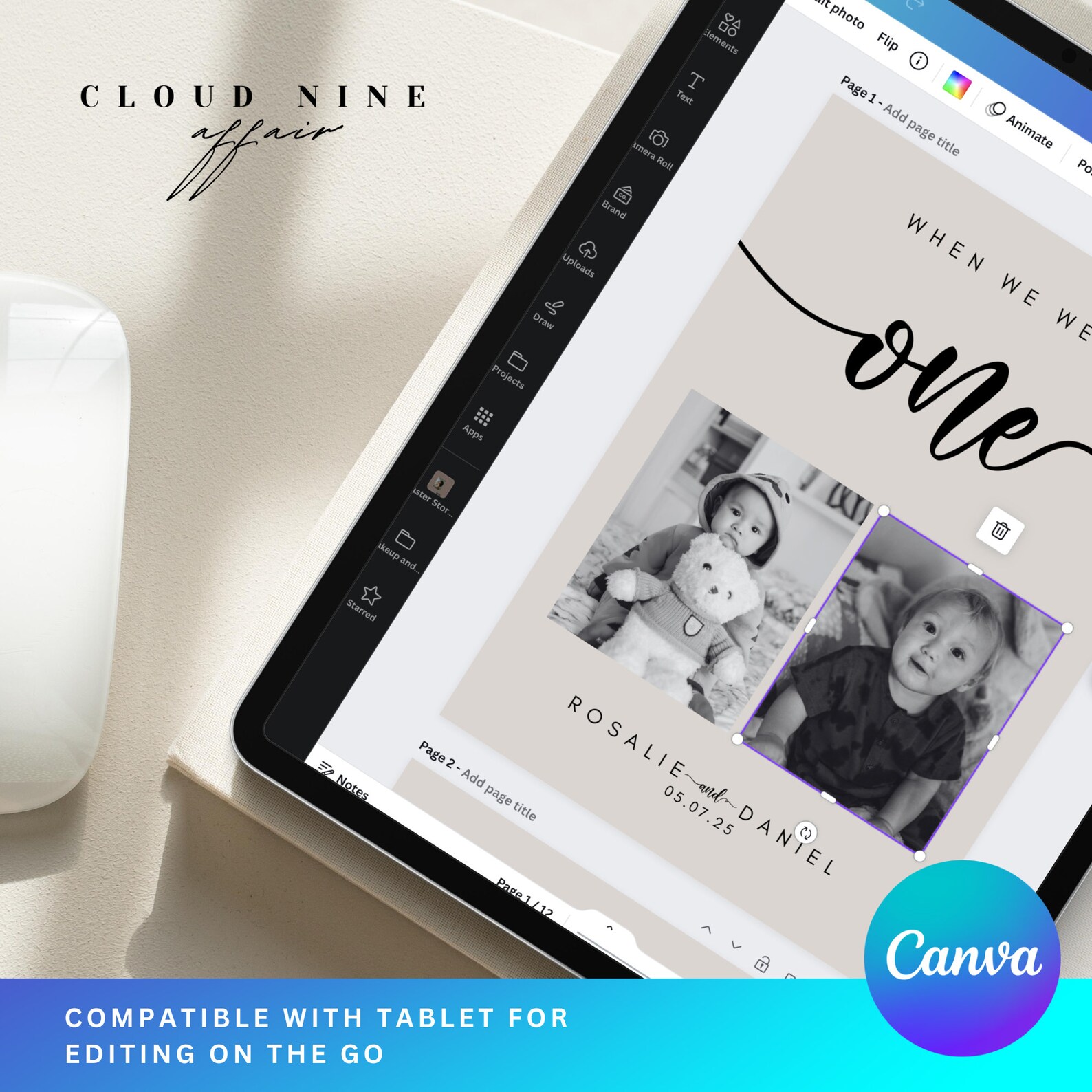 HARPER Oyster When We Were | Age Wedding Table Number Card Templates ...