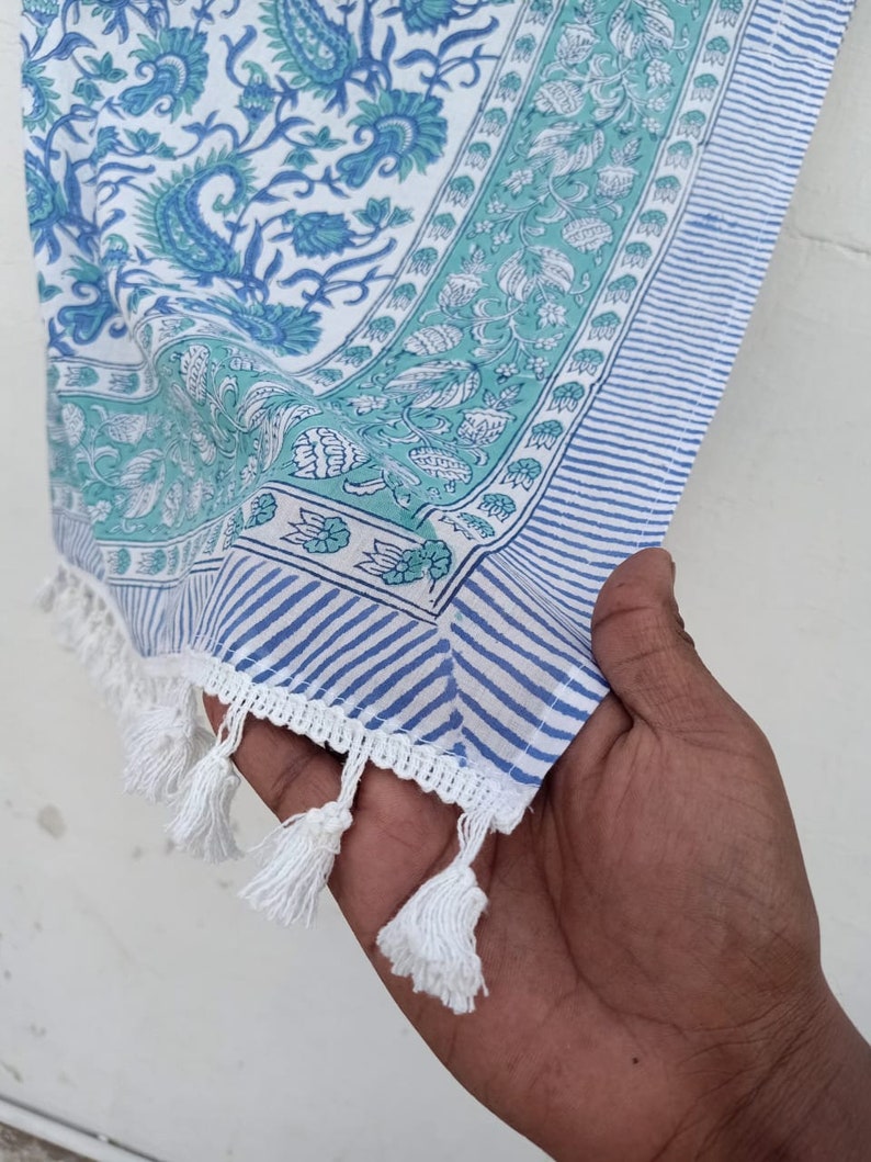Beautiful Paisley Print Sarong Decorative Block Print Scarves ...