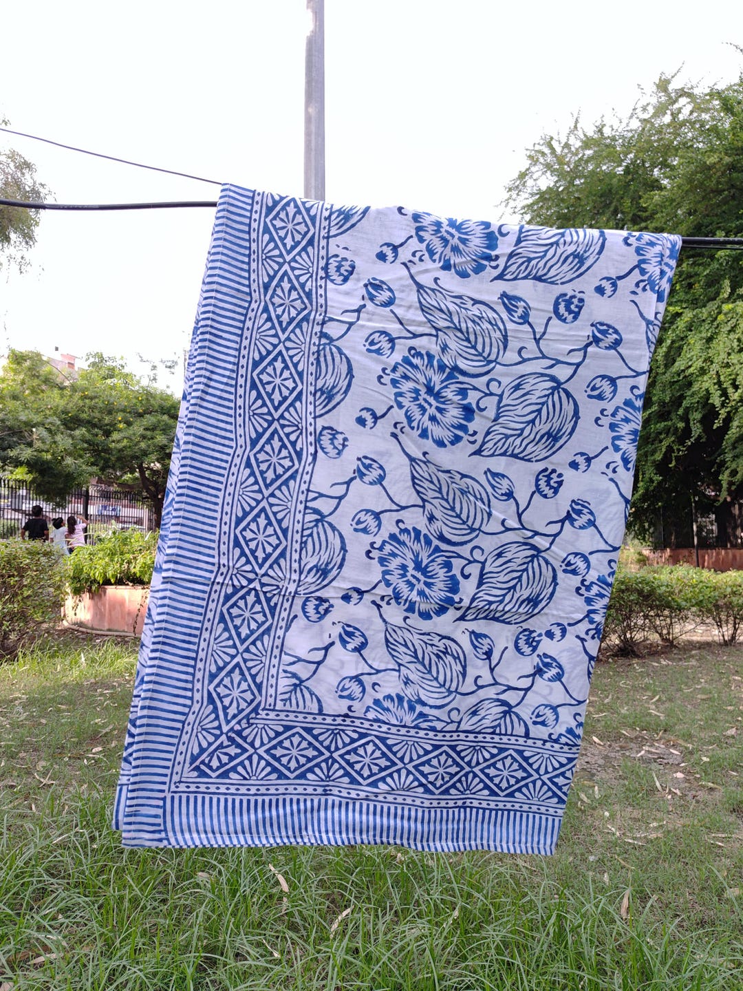 Beautiful Floral Print Sarong Handmade Beach Pareo,women Printed Duppta ...