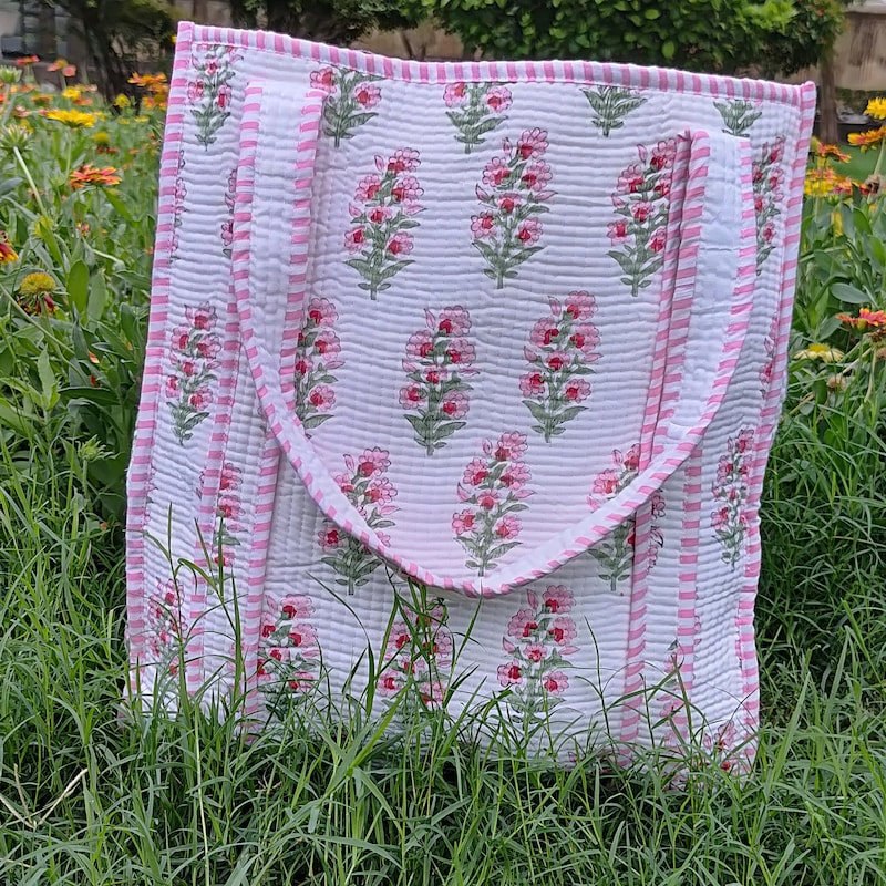 Quilted Tote Bag - Etsy