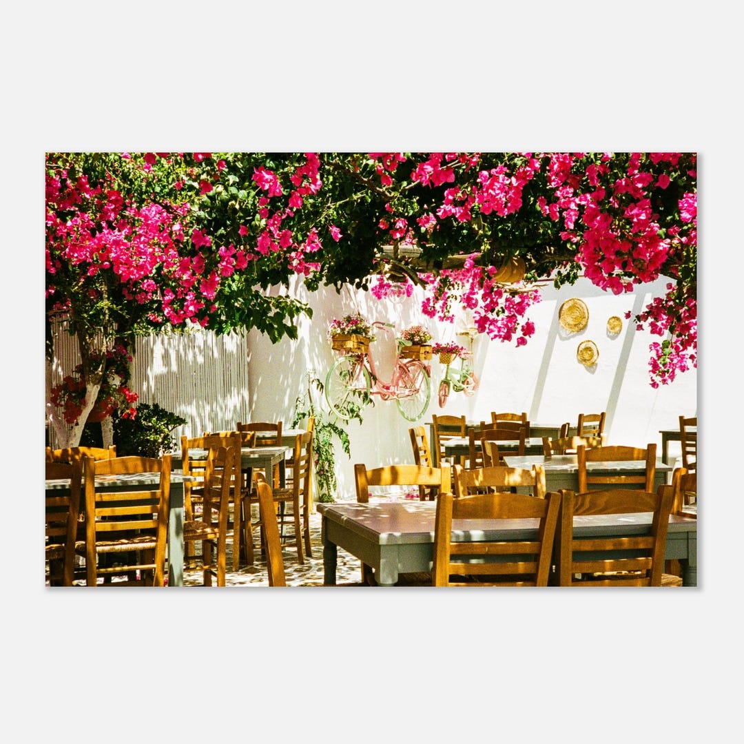 Greek Taverna in Antiparos, Greece - Unframed Photography Print - Home ...