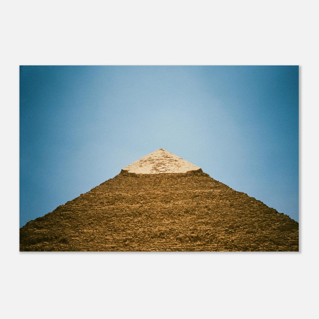 The Great Pyramid of Giza Below, Egypt - Unframed Film Photography ...