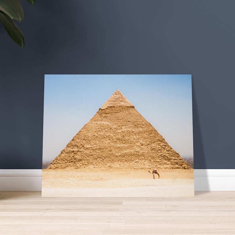 The Great Pyramid of Giza, Egypt - Unframed Film Photography Print ...