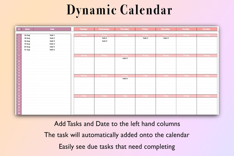 Student Planner Google Sheets Academic Planner Spreadsheet, Assignment ...