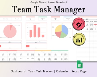 Project Management Team Job Tracker Team to Do List Excel Template ...