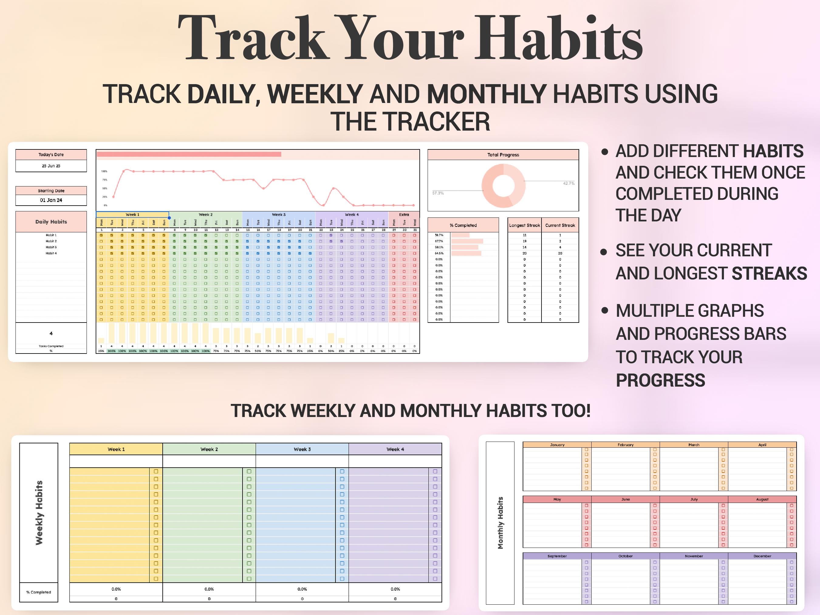Student Planner Google Sheets Academic Planner Template Assignment ...