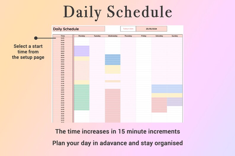 Student Planner Google Sheets Academic Planner Spreadsheet, Assignment ...