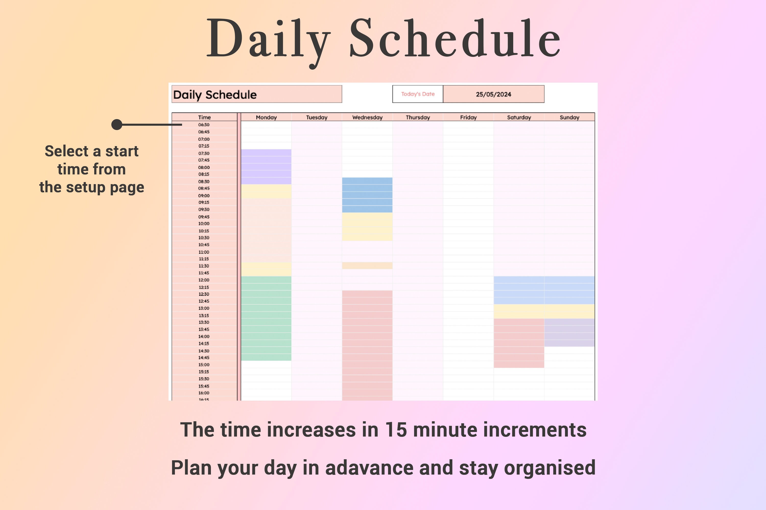 Student Planner Google Sheets Academic Planner Spreadsheet, Assignment ...