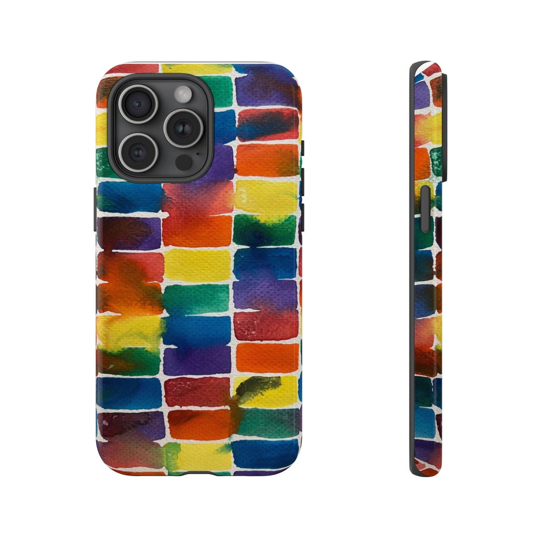 Interconnected Rainbow Tough Cases for Iphone, Galaxy, and Pixel - Etsy