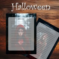 Designed Frames, Digital Writing Paper PDF File PNG File ZIP File ...