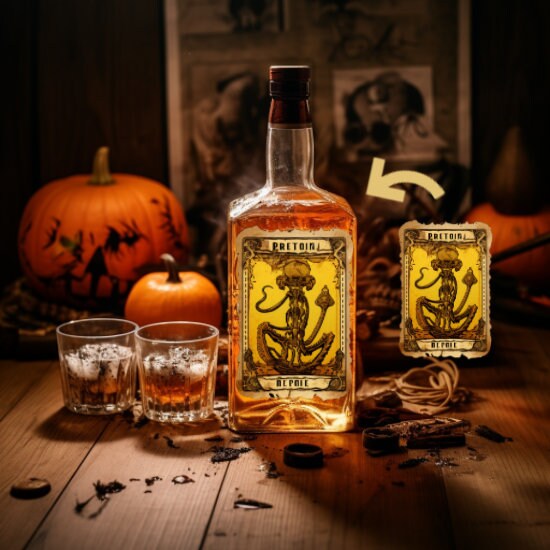 Flower Potion Halloween Potion Labels , Vintage Halloweening Witch ...