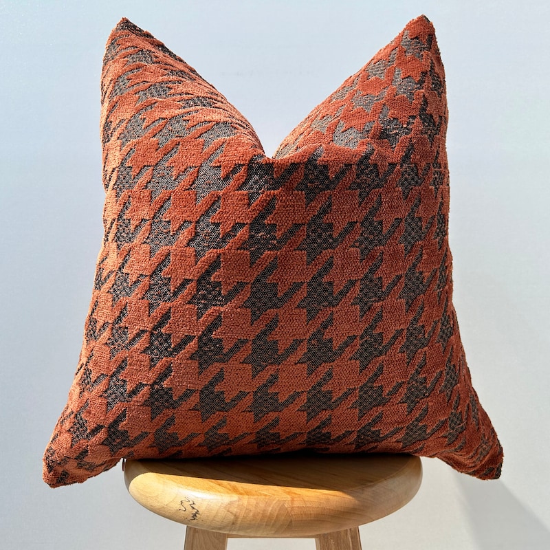 Rust Throw Pillow - Etsy