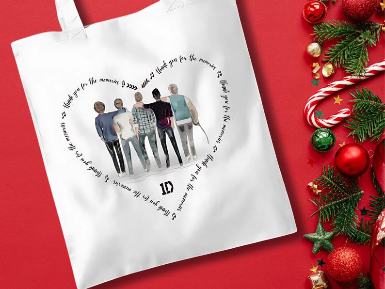 One Direction Tote Bag | 1D Merch | 1D Bag | Christmas Gift for ...