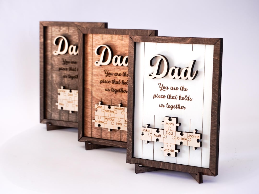 Personalized Father's Day Gift, the Best Dad Sign, Family Sign, You Are ...