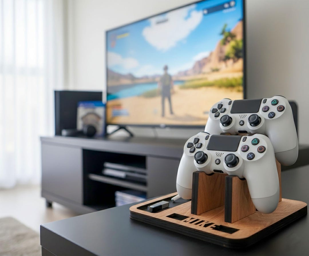 Gamer Gifts for Men, Game Console & Controller Holder Set, Gaming ...