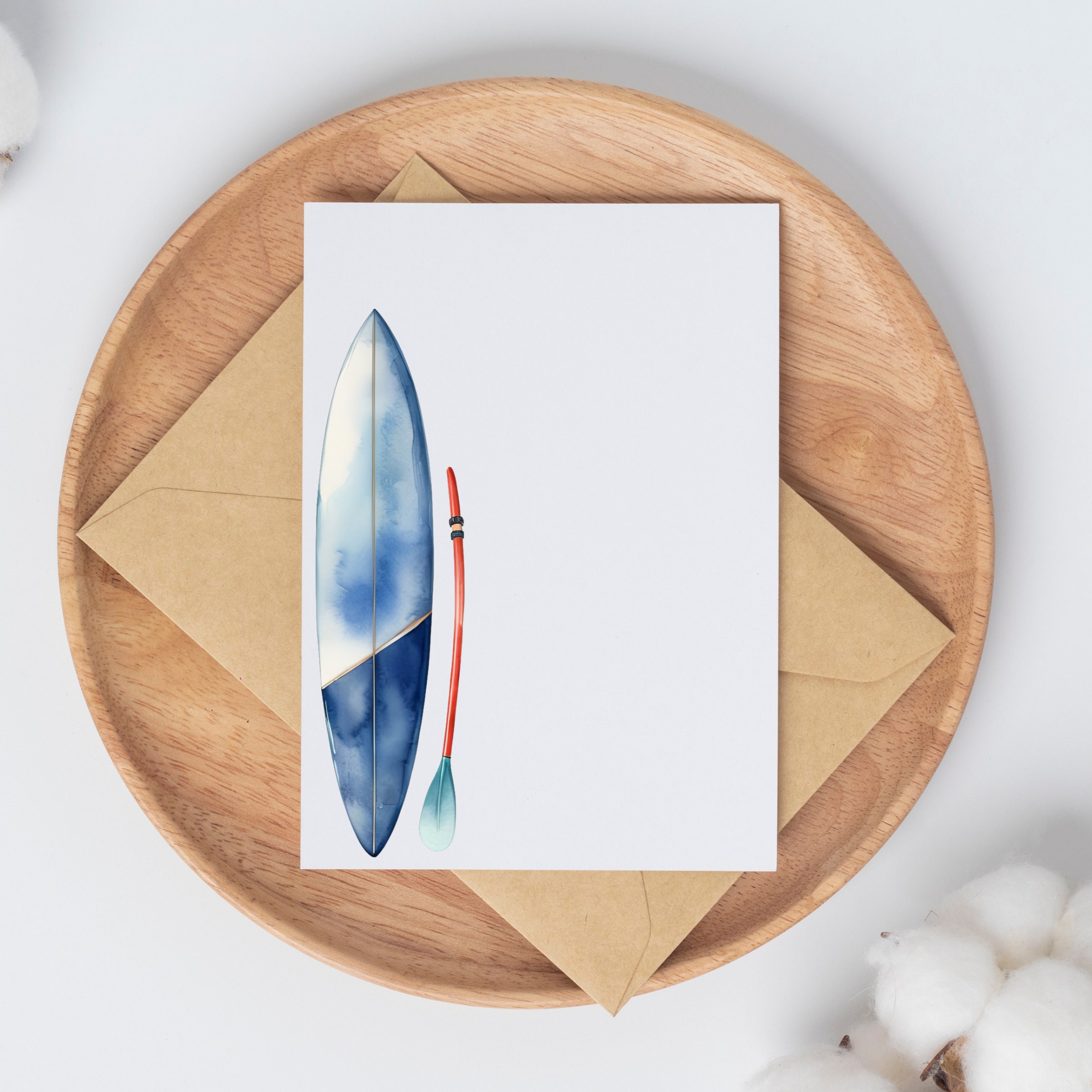 Watercolor Surfboard Clipart Set, Beach Vacation PNG Images, Summer ...