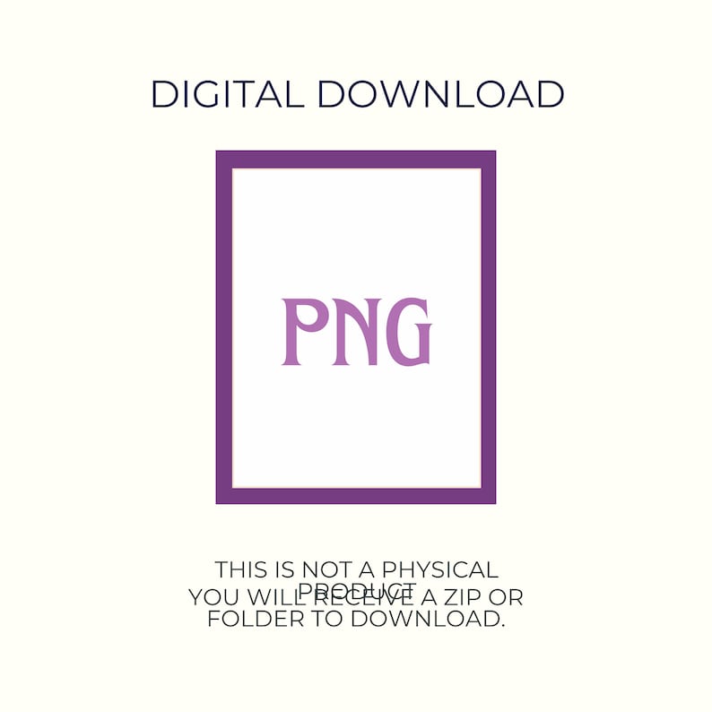 Purple Flowers Clipart, Watercolor Floral PNG, Instant Download ...