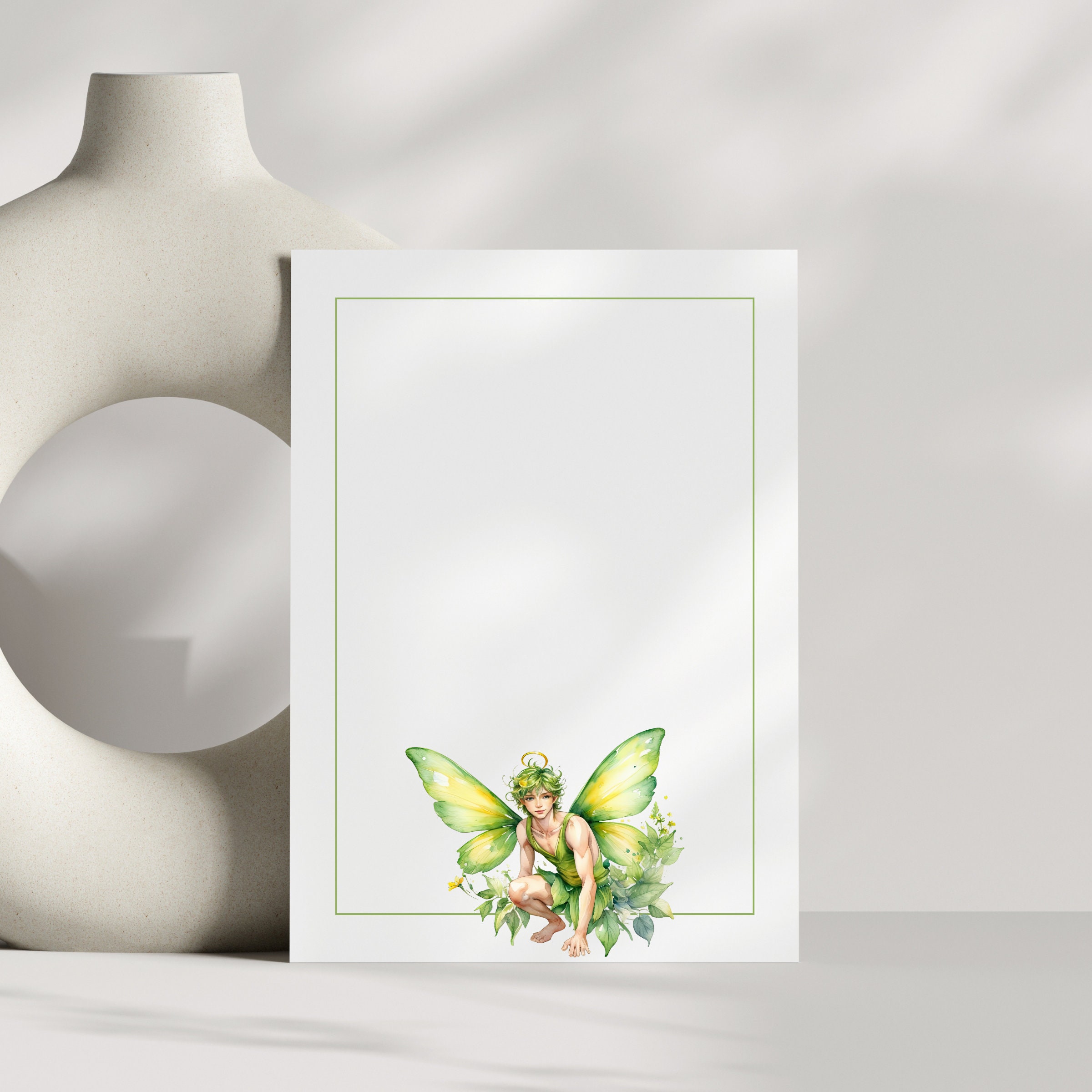 Male Fairy Spring Clipart, Fantasy Art, Faerie Males PNG, Instant ...