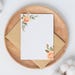 Peach Fuzz Roses Clipart, Flower Border Digital Download, Scrapbooking ...