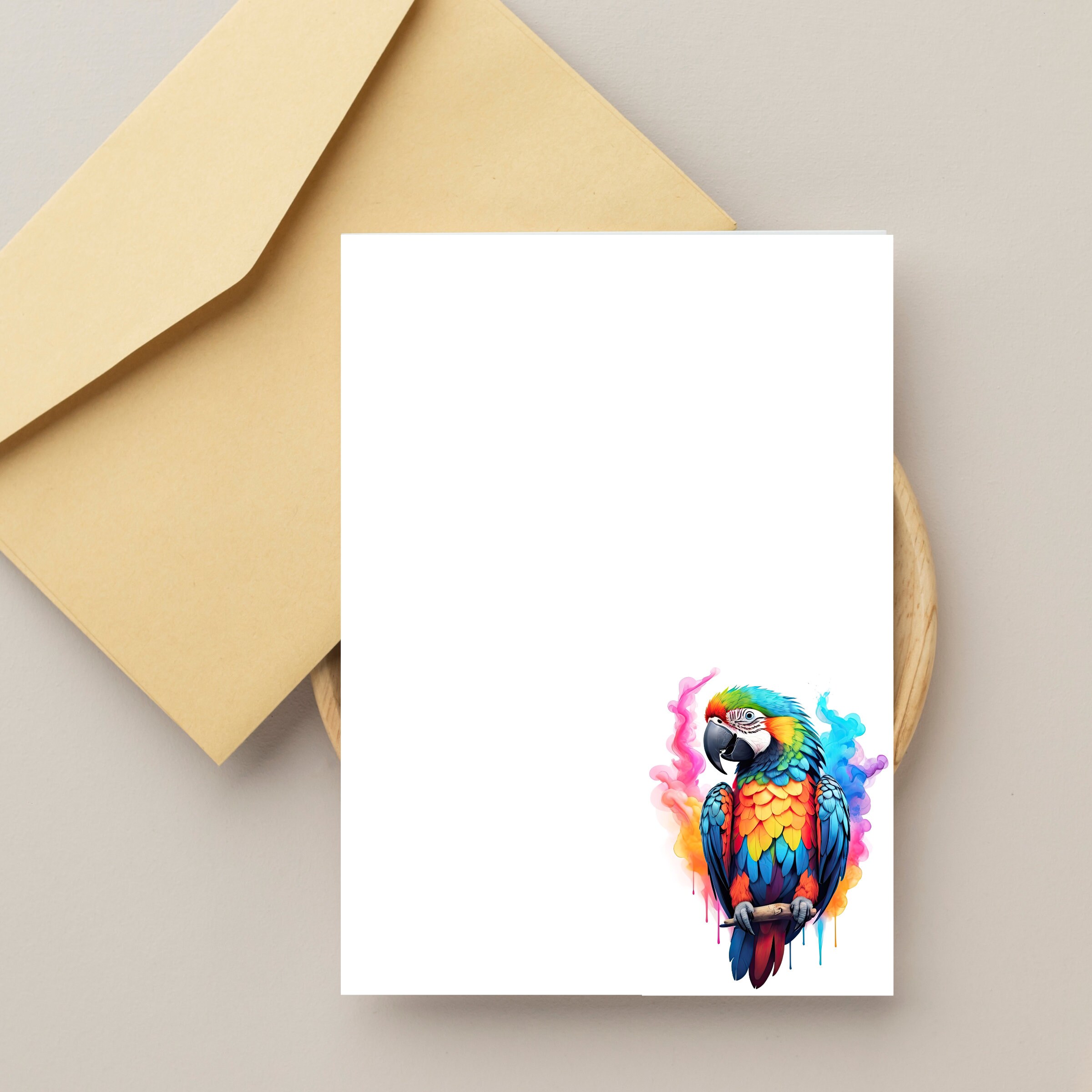 Neon Macaw Clip Art, Colorful Parrot Clipart, Tropical Bird PNG Images ...