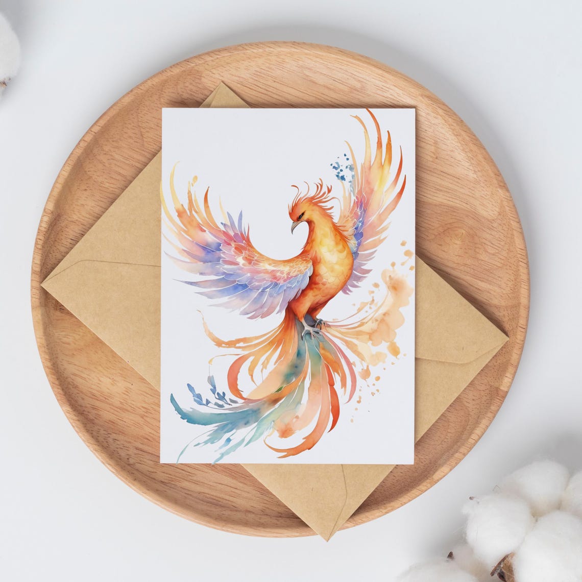 Mythical Phoenix Clipart PNG, Fantasy Bird Graphics for Scrapbooking ...