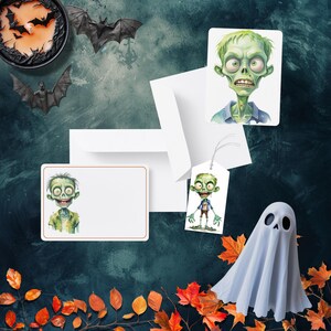 Goofy Zombie Clipart Instant Download PNG, Junk Journal Graphics ...