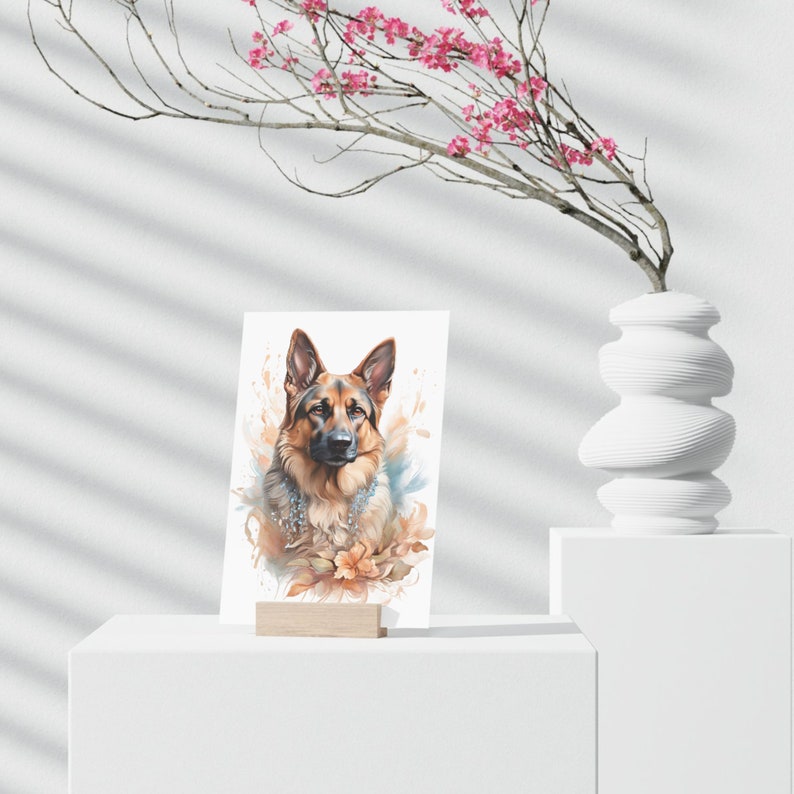 Watercolor German Shepherd Clipart, Alsation Dog PNG, Police Dog ...