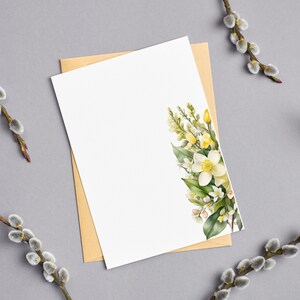 Yellow Spring Flower Clipart Set, Instant Download PNG, Floral Images ...