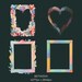 Whimsical Pastel Frame Clipart Set, Watercolor Frames PNG, Commercial ...