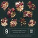 Maroon and Gold Rose Watercolor Clipart Set PNG, Rich Floral Graphics ...