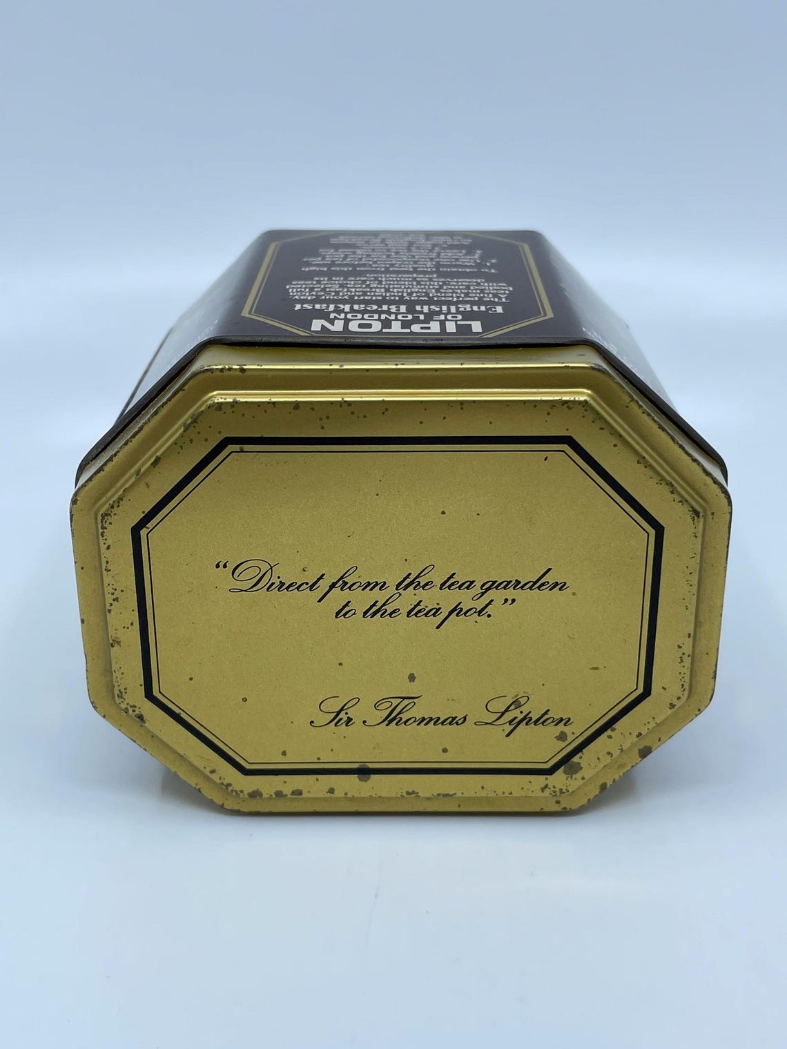 Vintage Lipton English Breakfast Tea London Box 9.5 Cm - Etsy