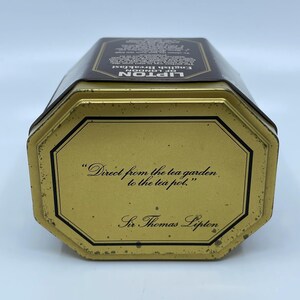 Vintage Lipton English Breakfast Tea London Box 9.5 Cm - Etsy