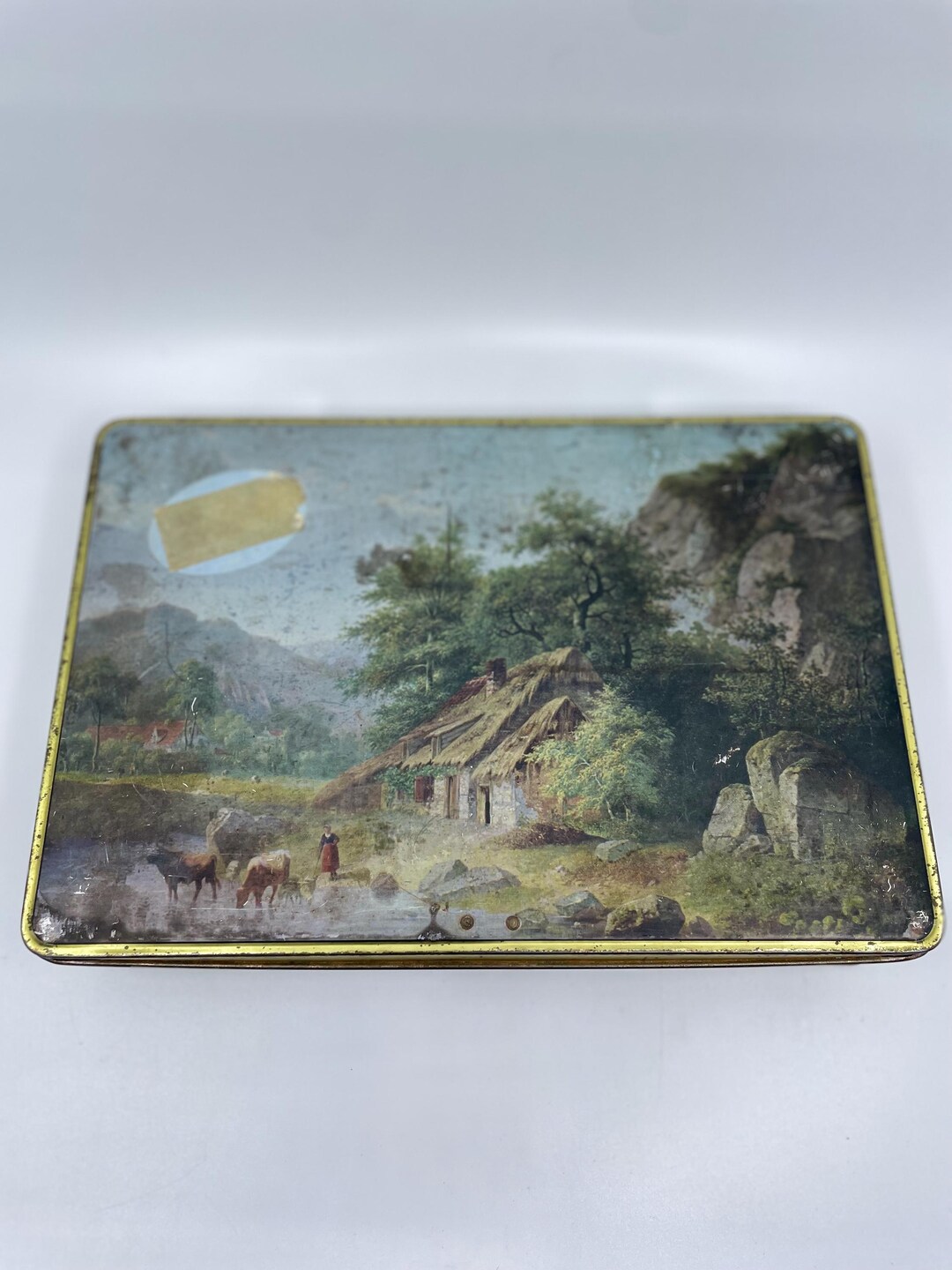 Vintage Chocolat Jacques Tin Box Rustic Scene, Mid-century Rarity - Etsy