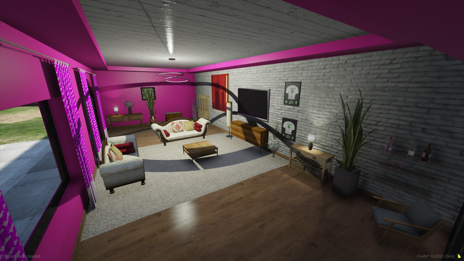 Fivem Mansion Villa Barbie Pink House Mansion High Quality Premium - Etsy