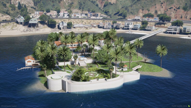 Fivem Mansion Villa 40 Mafia Gang Cartel Luxury House Mansion MLO ...