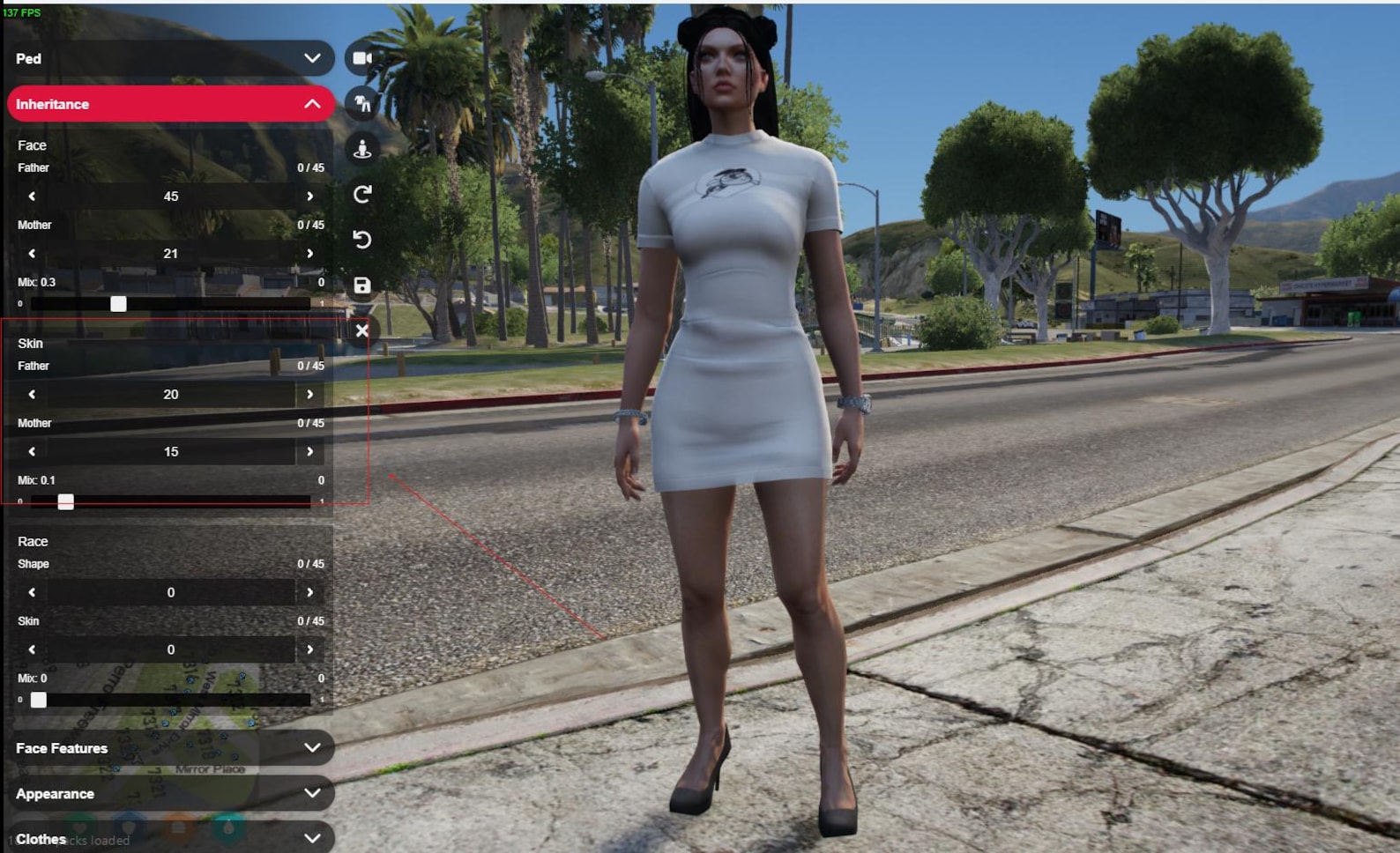 FiveM MP 女性の顔の置き換えデフォルト - Etsy 日本