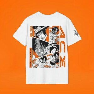 Ace One Piece Anime Unisex Softstyle T-shirt - Etsy