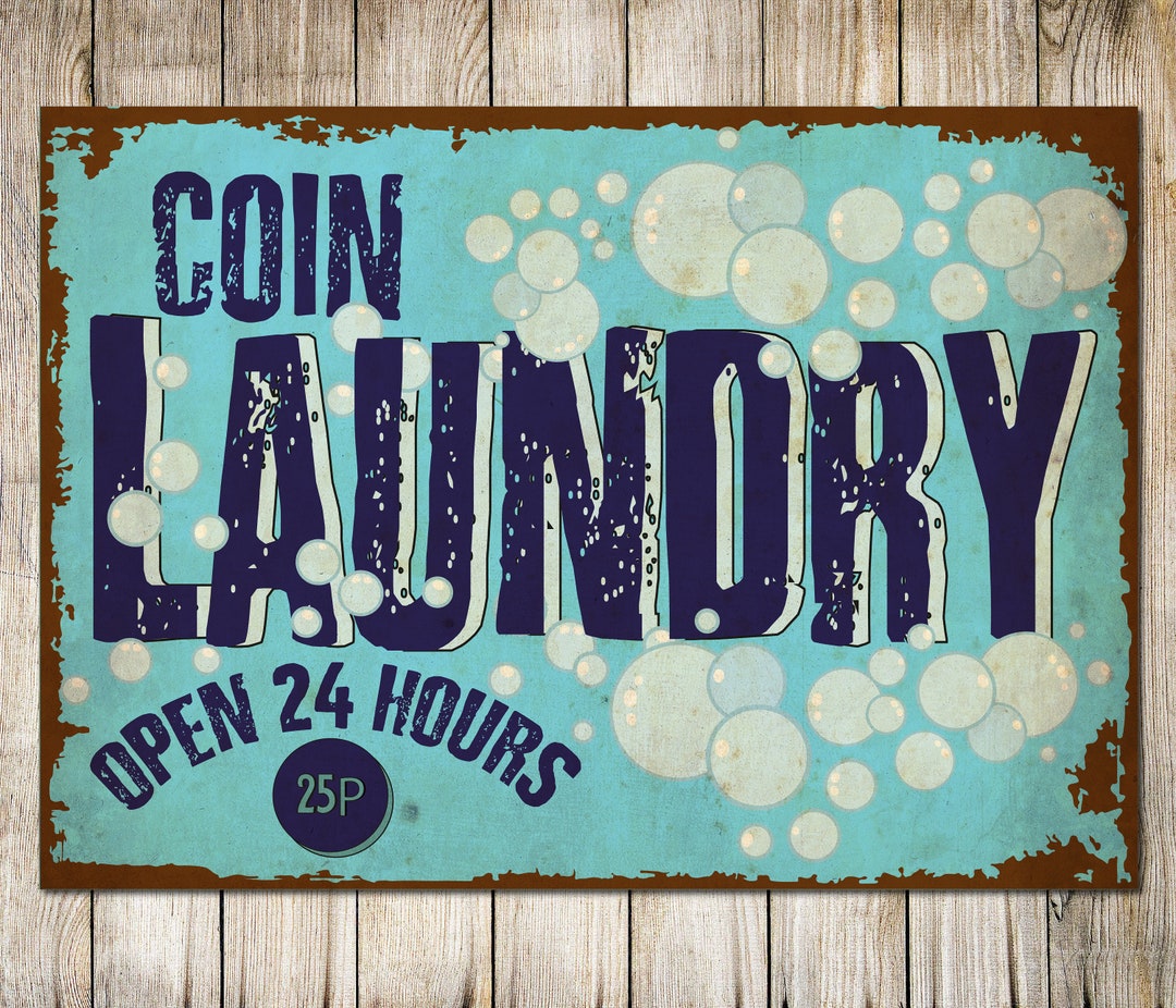 Laundry Laundrette Sign Metal Plaque Wall Door Decor Gift - Etsy UK