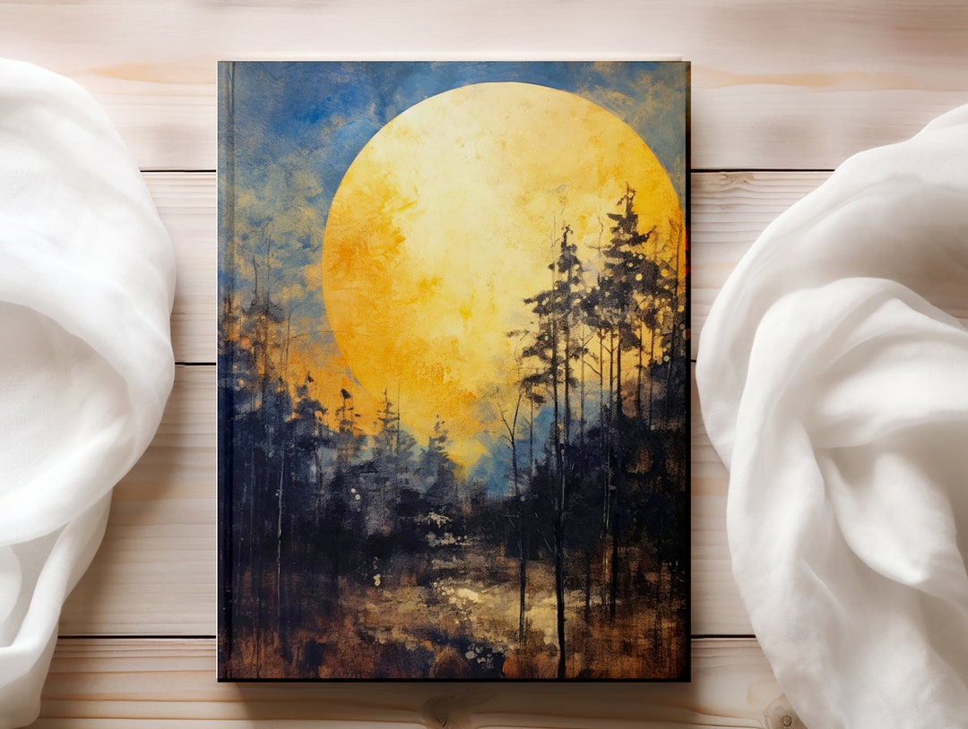 Personalized Harvest Moon Journal, Custom Journal, Diary, Notebooks for ...