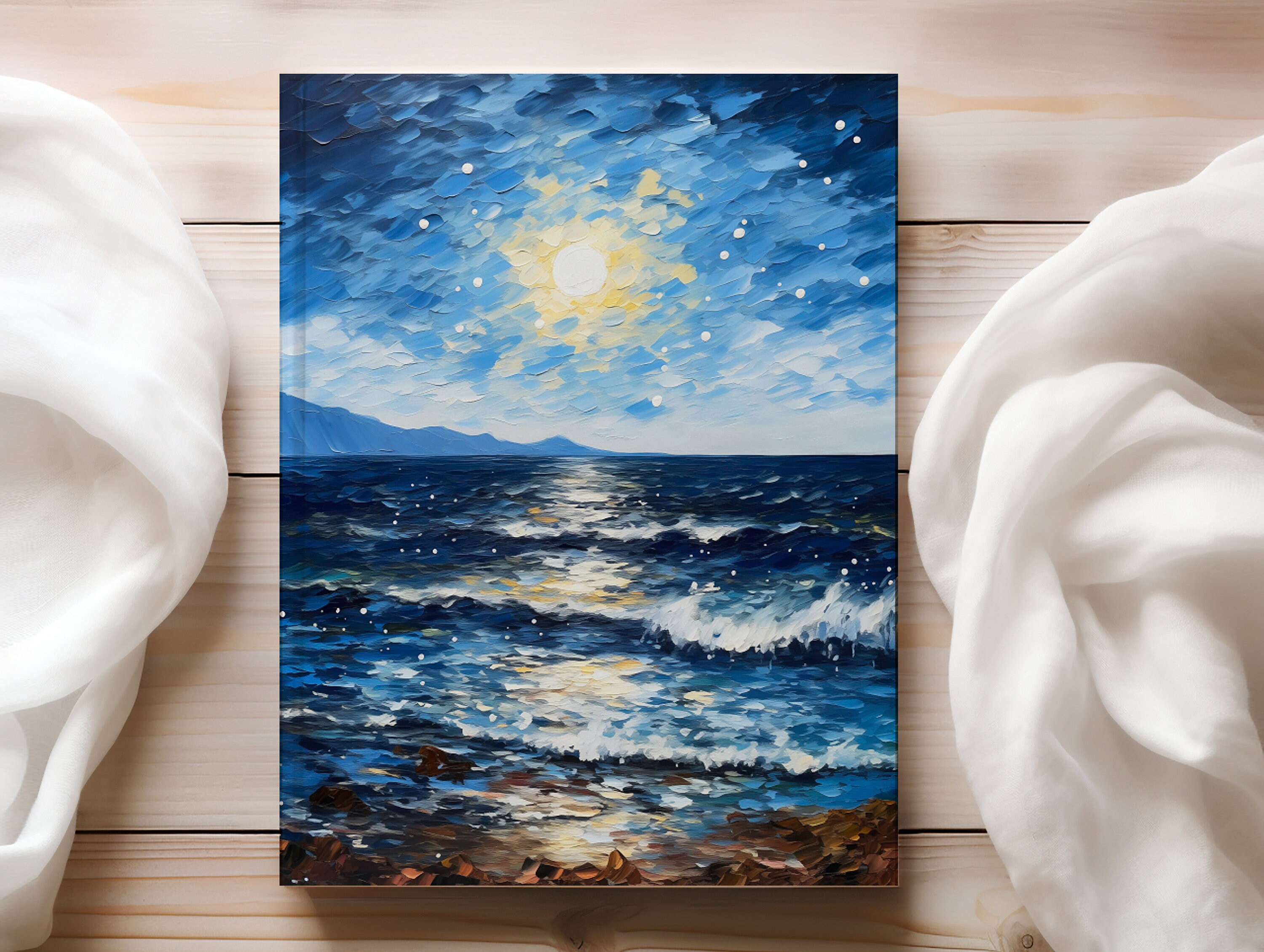 Personalized Ocean Journal, Custom Journal, Birthday Gift for Her ...