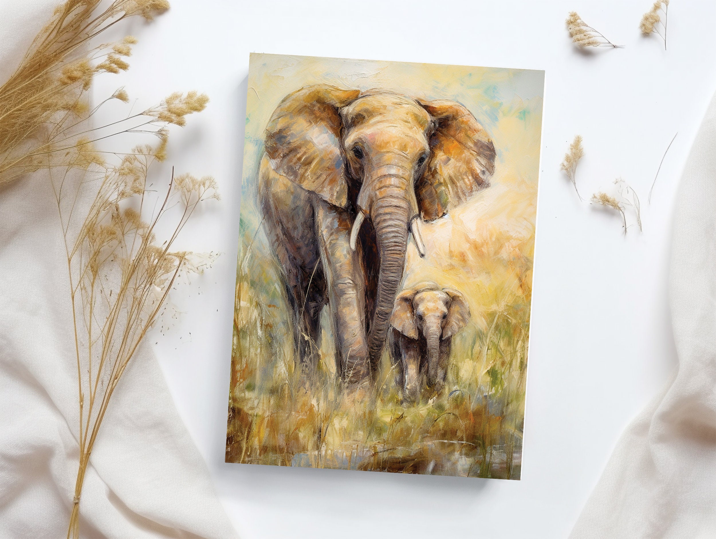 Personalized Elephant Family Journal, Custom Journal, Elephant Gifts ...