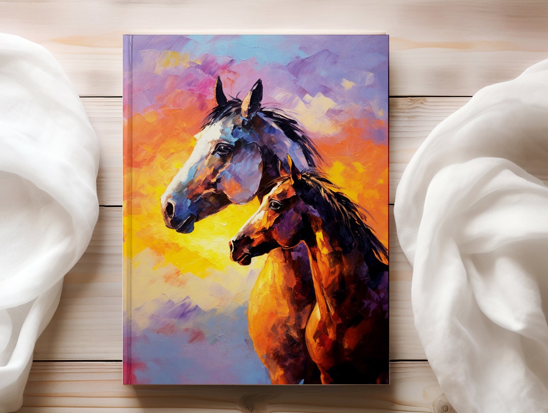 Personalized Horse Journal, Custom Journal, Horse Gifts, Hardcover ...