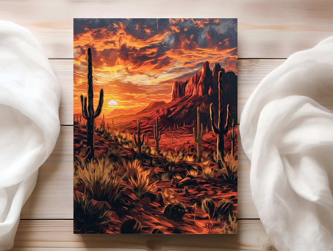 Personalized Desert Journal, Custom Journal, Arizona Gift, Desert Gifts ...