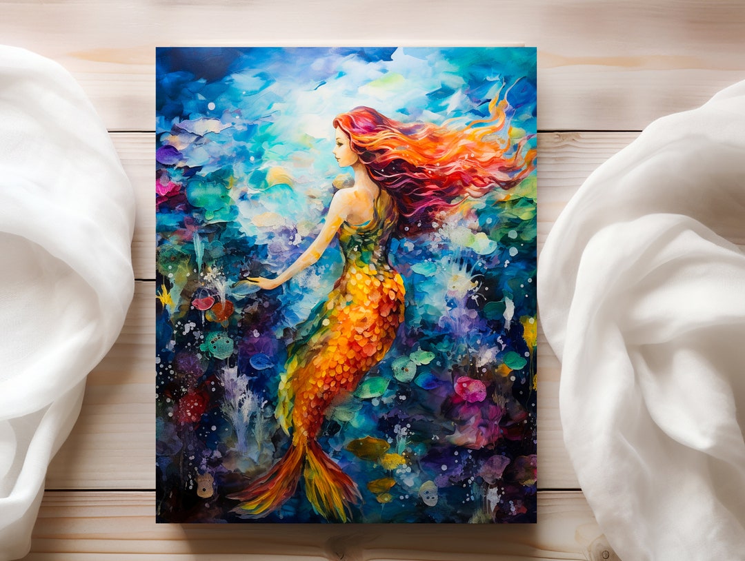 Custom Mermaid Journal, Personalized Journal, Mermaid Gifts, Mermaid ...