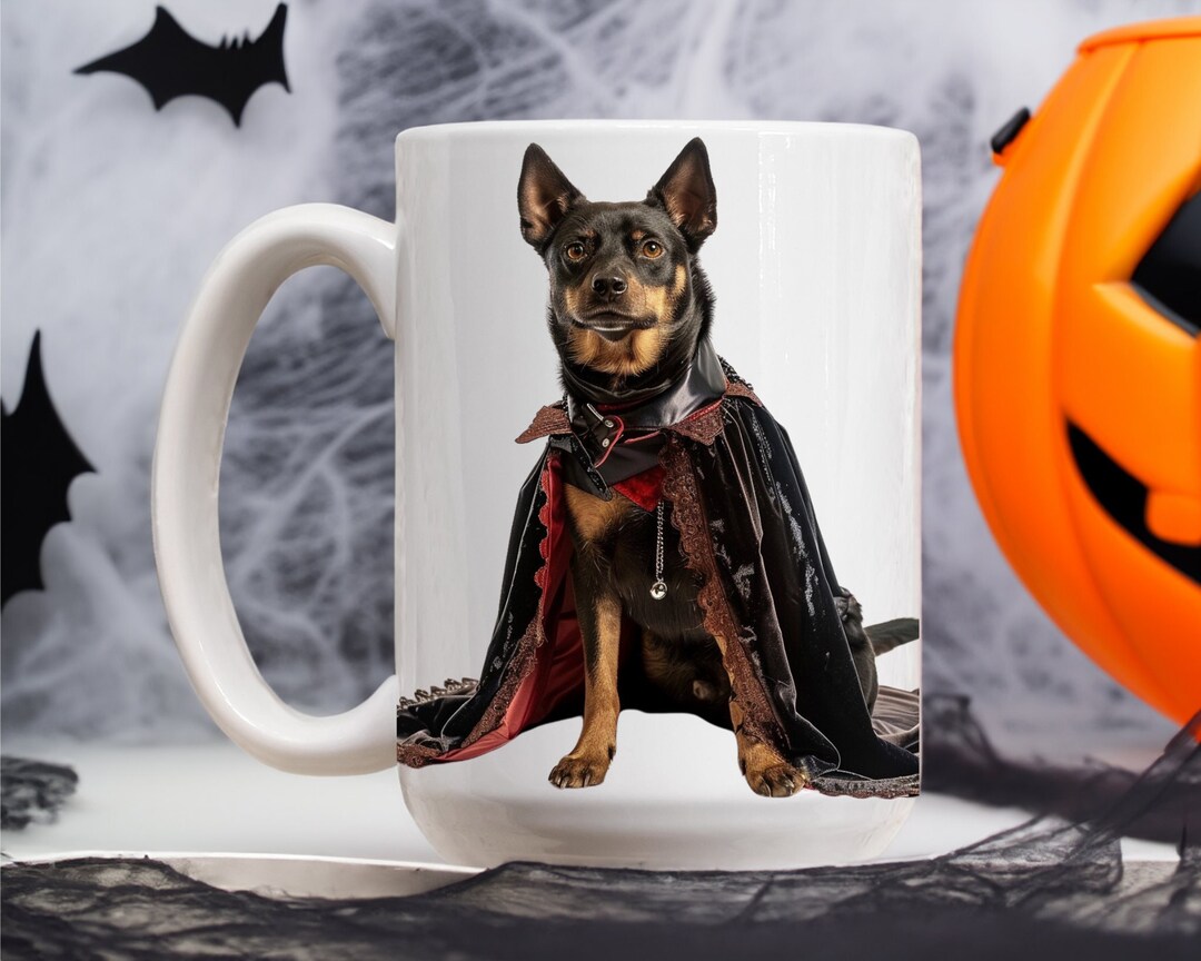 Australian Kelpie Vampire Mug Spooky Present for Halloween Fun - Etsy